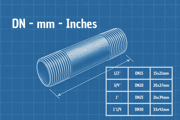 Steel Pipe Diameters: DN • mm • inches – Home Invasion