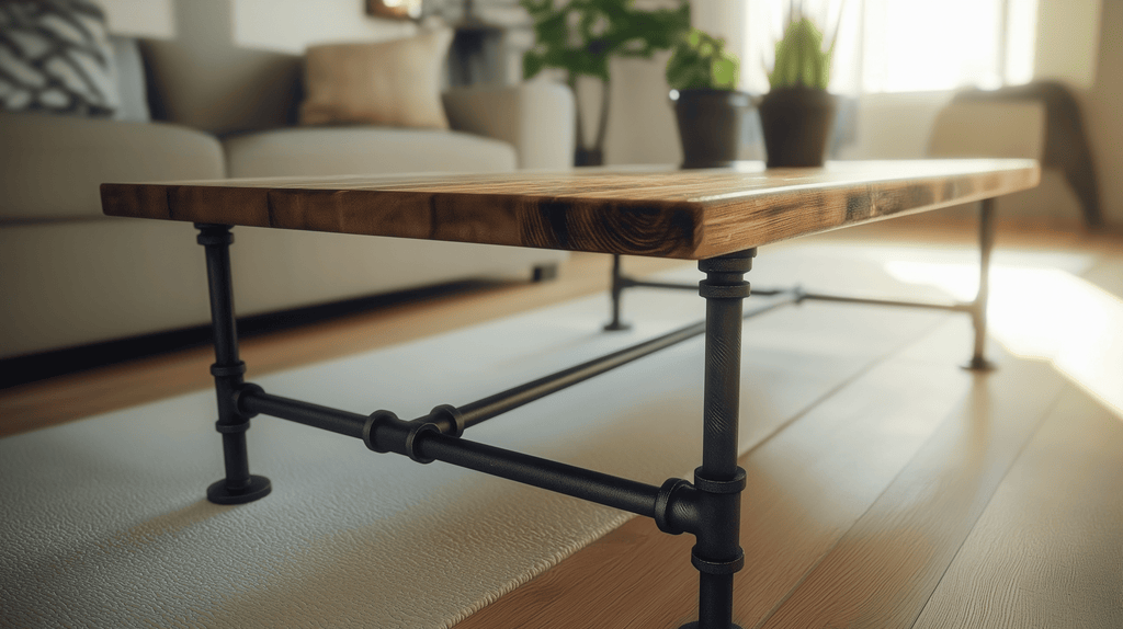Making a DIY wood and pipe coffee table – Home Invasion
