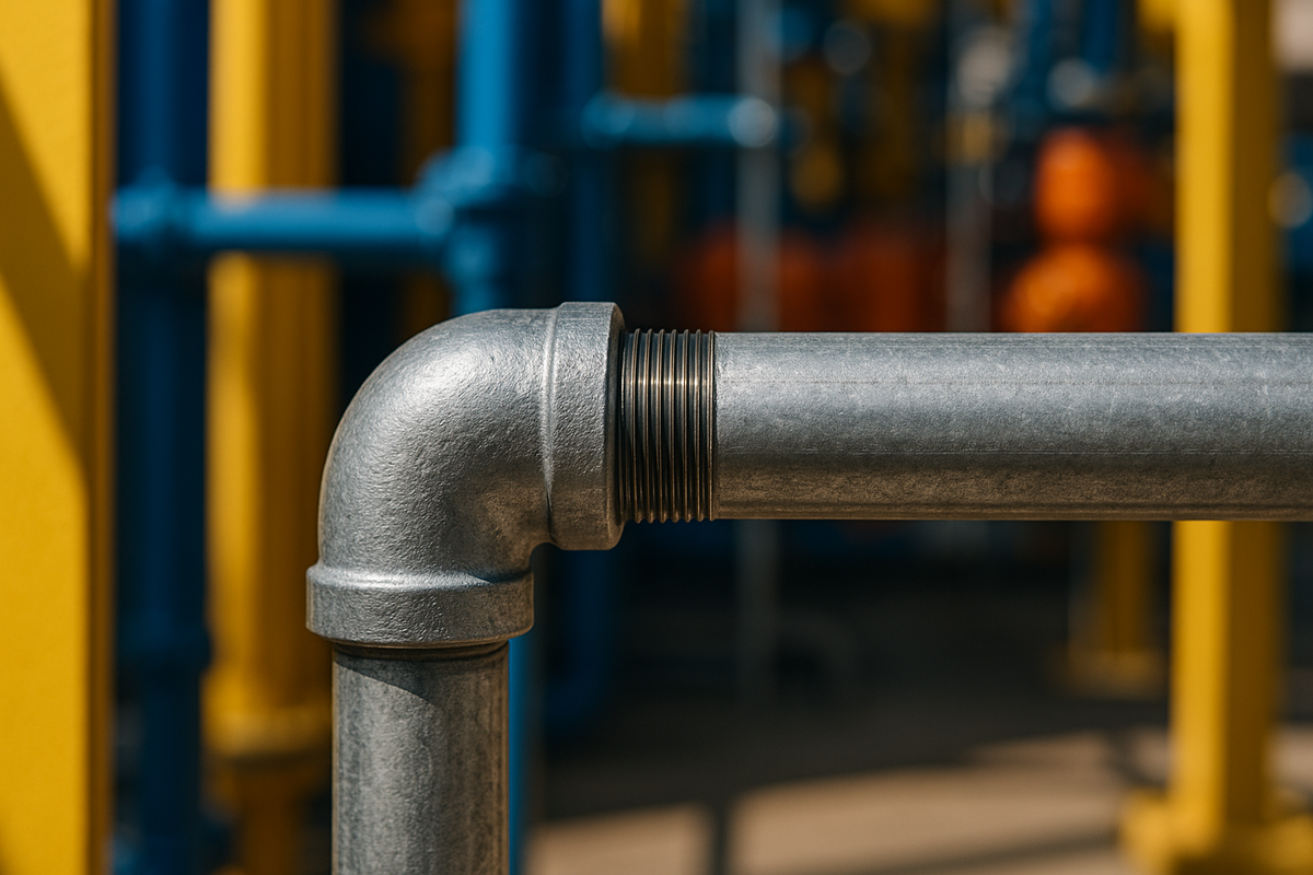 Galvanized steel threaded pipe EN 10241 | 50 mm–2 m – Home Invasion