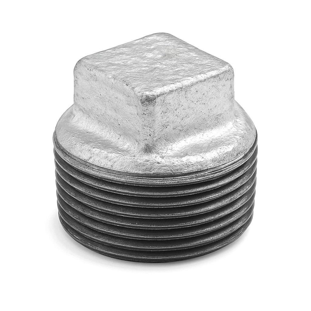 Galvanized Male Plug | Malleable Iron EN 10242 | BSPT Thread – Home ...