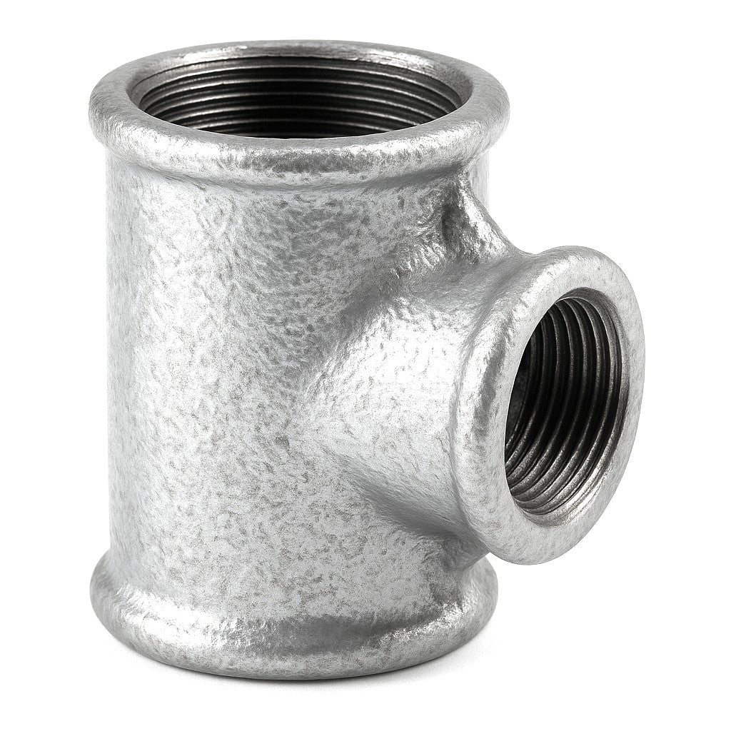 Galvanized 90° FFF Reducing Tee – Home Invasion